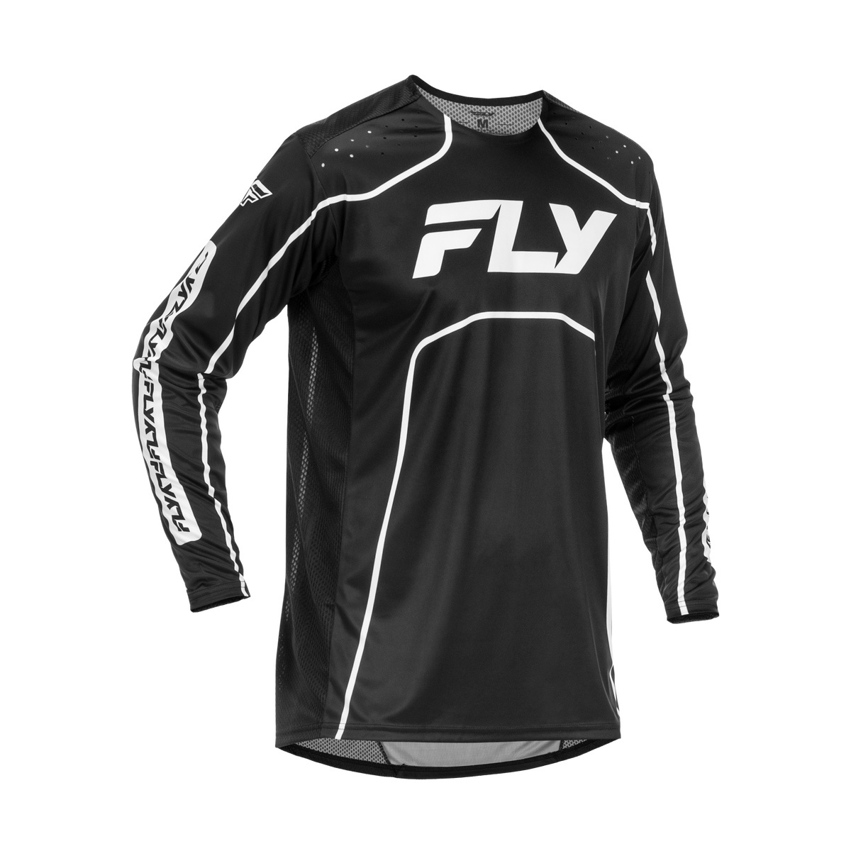 Fly Rayce Bicycle Jersey Black/White - Power Cycles BMX