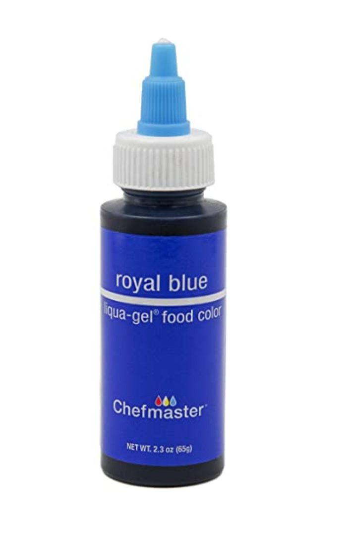 CHEFMASTER LIQUA GEL ROYAL BLUE 2.3 OZ - eCakeSupply