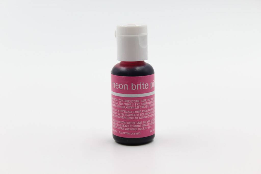 ChefMaster Neon Brite Pink 0.70 Oz - eCakeSupply - eCakeSupply
