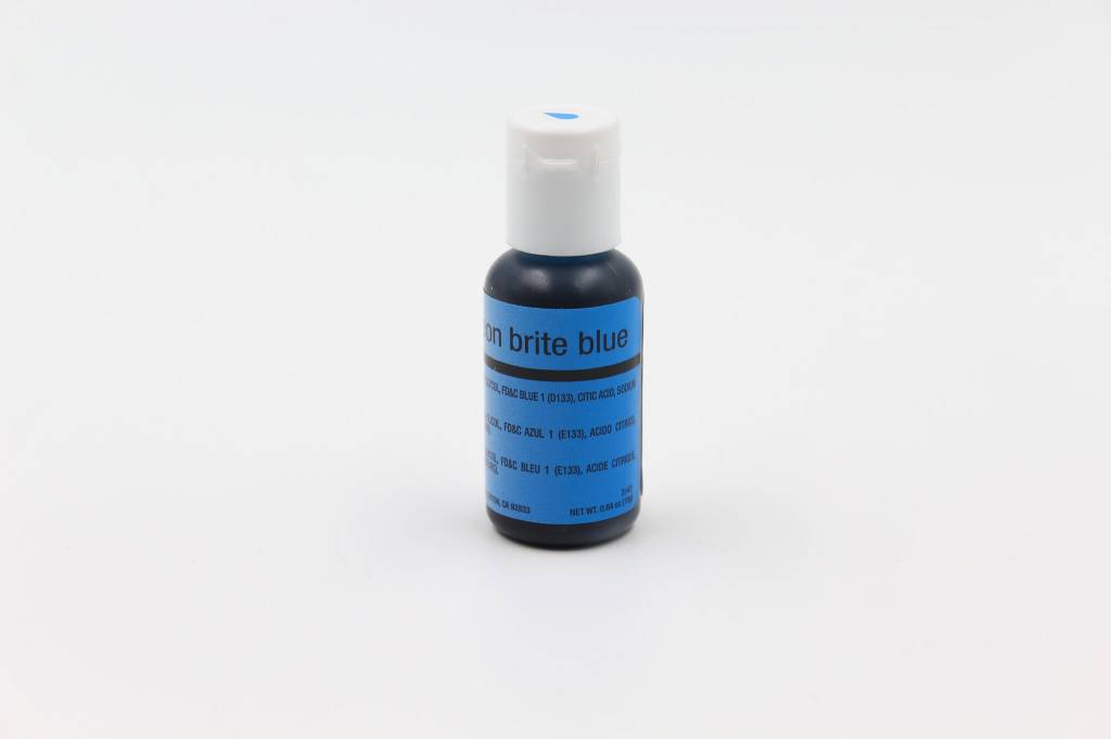 ChefMaster Airbrush Neon Brite Blue 0.64 Oz - eCakeSupply - eCakeSupply