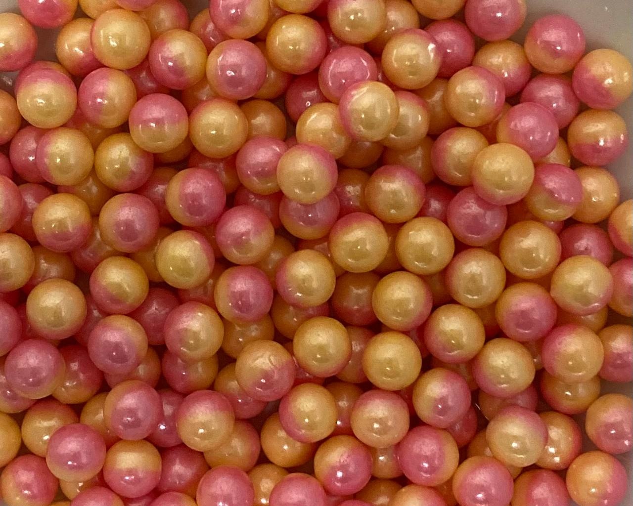 DOUBLE BALLS 7MM PINK/YELLOW 3.5 Oz - eCakeSupply