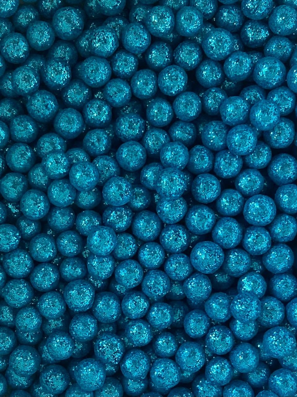 PERLA DIAMANTADA MEDIUM AZUL CELESTE HOLOGRAMA 3.5 OZ - eCakeSupply