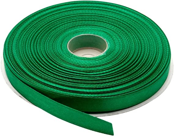 SATIN RIBBONS 1/2" X 50 YARDS VERDE (CS3019) - eCakeSupply