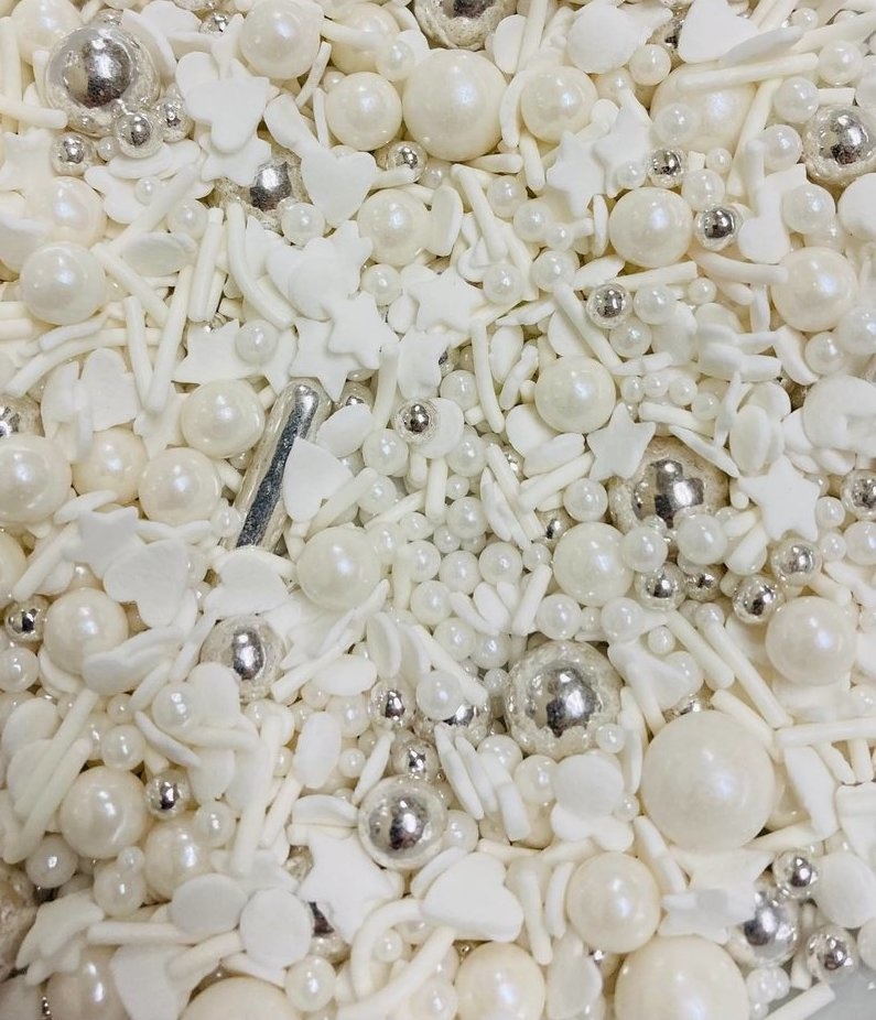 SWEET SNOW SPRINKLE MIX 1KG - eCakeSupply