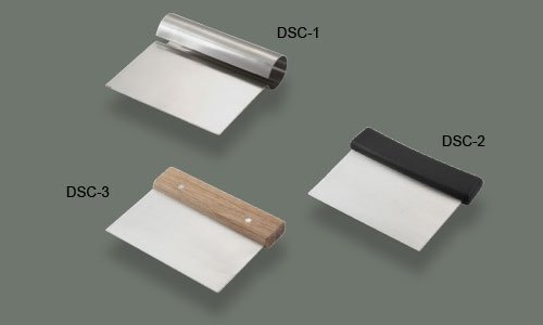 Winco Dough Scraper w/ Plastic Handle DSC-2 - eCakeSupply - eCakeSupply