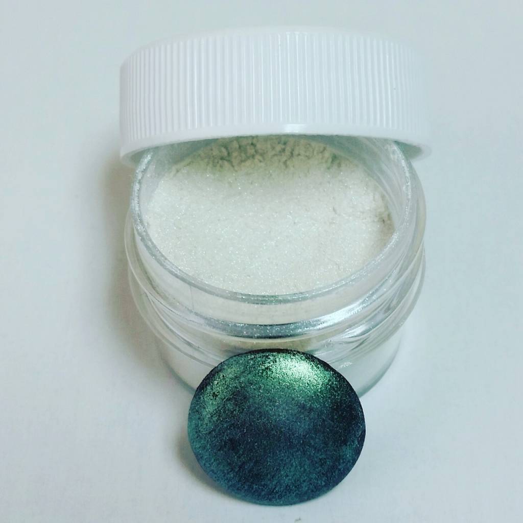 GREEN PEARL DUST NON TOXIC, FOR DECORATIVE PURPOSES ONLY 5GR - eCakeSupply