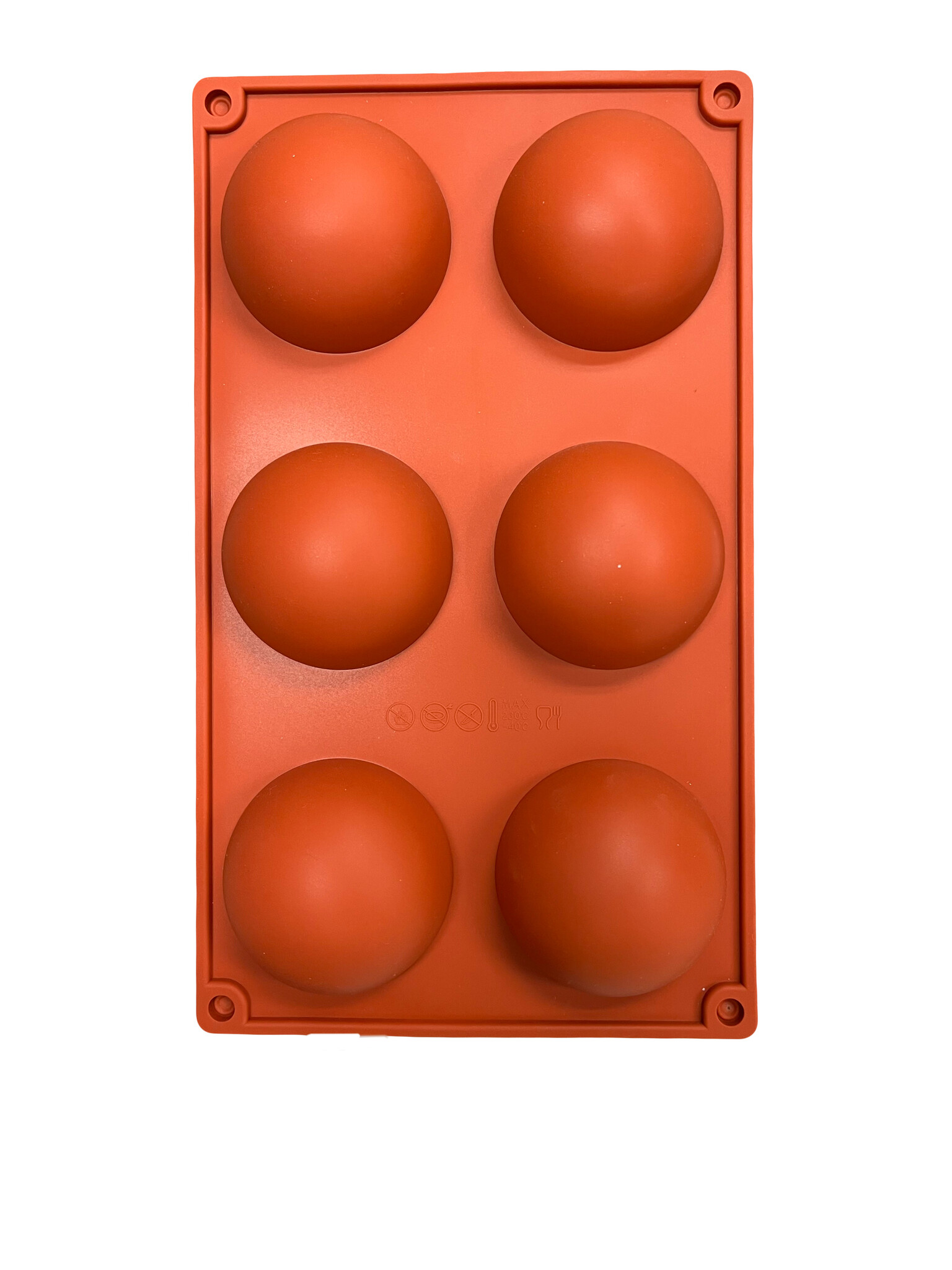 Half Sphere Silicone Mold ECSM-216-4 - eCakeSupply