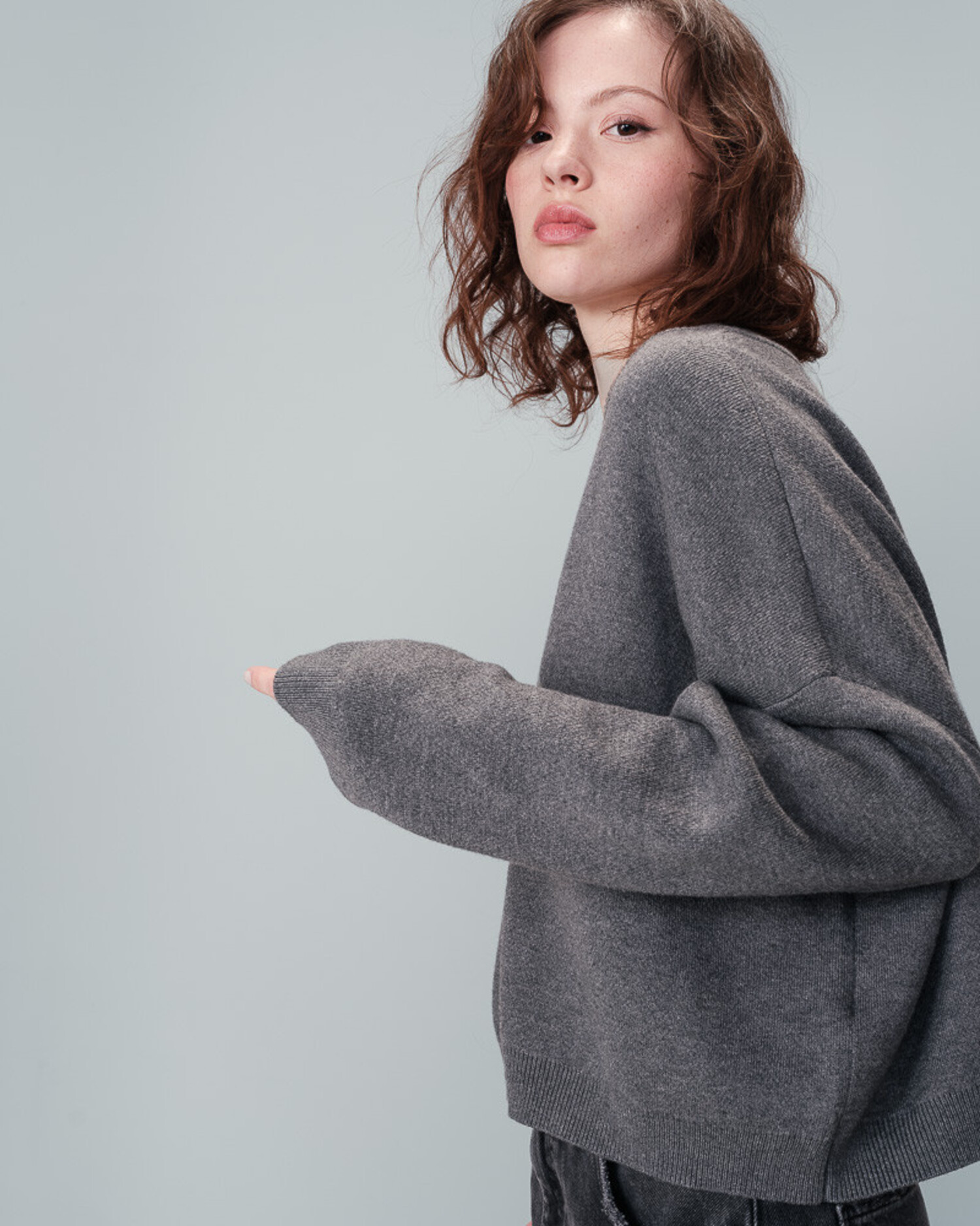 CARDIGAN NACHO - GRIS - Boutique La Penderie CARDIGAN NACHO - GRIS - Boutique La Penderie