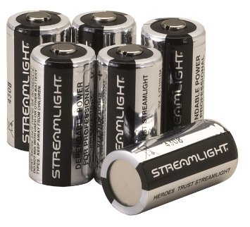 Streamlight CR123a 3V Battery Streamlight 6 Pack - Joint Force Tactical