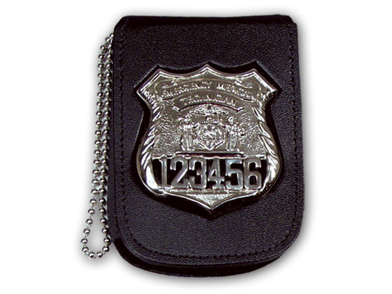 Recessed Badge And ID Neck Holder W/ Chain - Joint Force Tactical