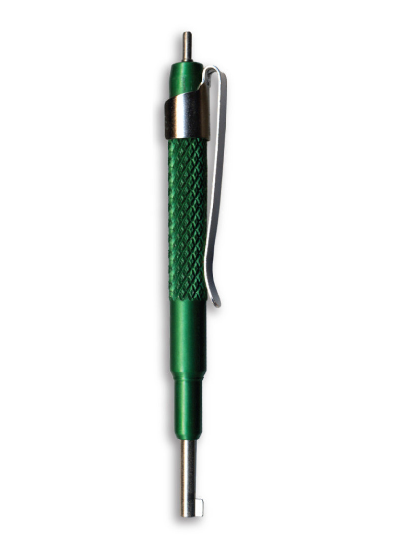 Handcuff Key ZT13- Green Aluminum Pocket Key - Joint Force Tactical