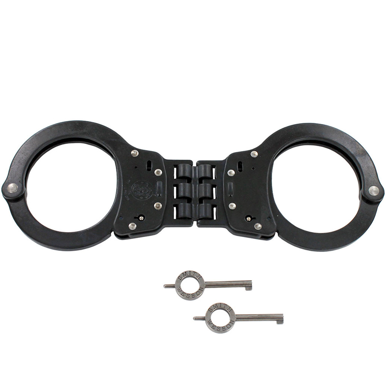 Hinged Handcuff S&W Model 300 BLACK - Joint Force Tactical
