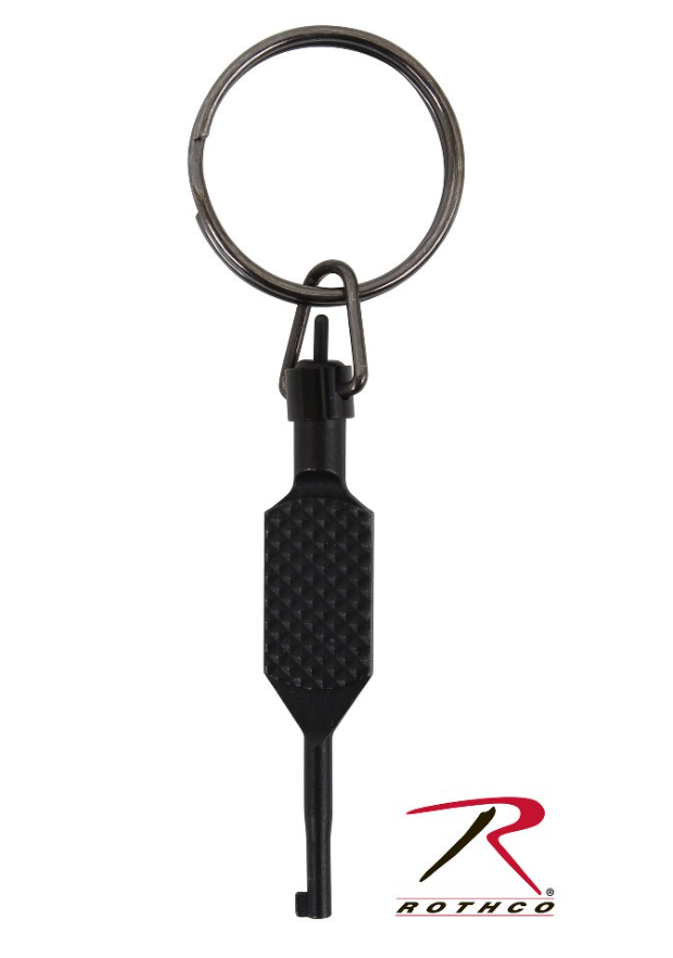 Flat Knurled Swivel Handcuff Key - Joint Force Tactical
