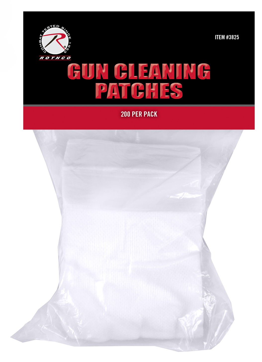 Cotton Gun Cleaning patches 200 Pk - Joint Force Tactical