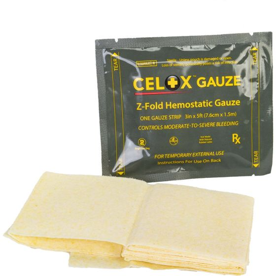 Celox Z-Fold Homeostatic Gauze - Joint Force Tactical