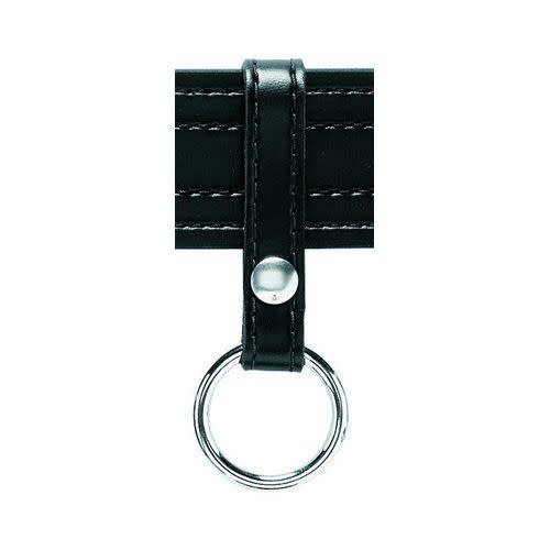 Baton Ring 1 Snap - Plain Black with Chrome Hardware - Joint Force Tactical