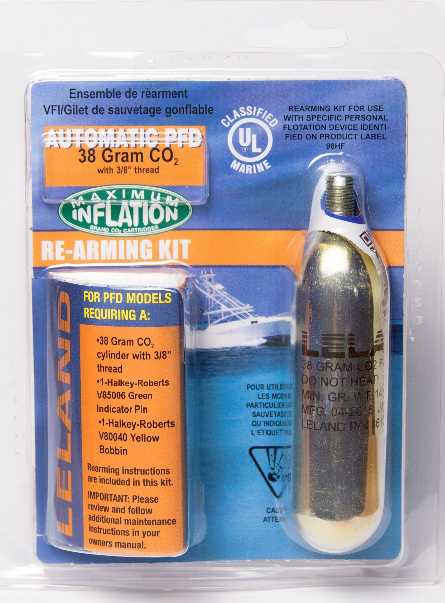 PFD CO2 Re-arm Kit - Joint Force Tactical