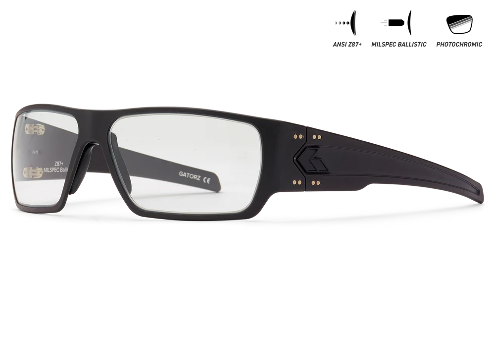 SPECTER Black/Black Logo Milspec Ballistic Photochromic W/Anti-Fog ANSI ...