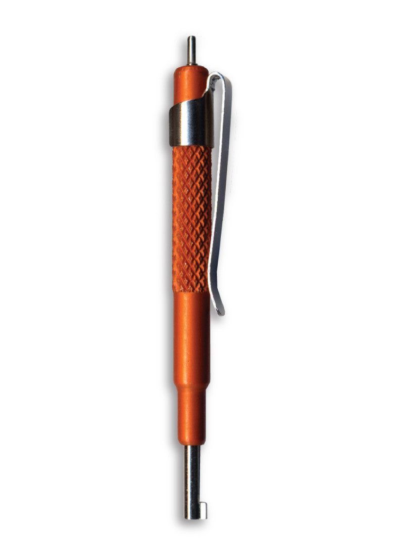Handcuff Key ZT13-ORN Aluminum Pocket Key Orange - Joint Force Tactical
