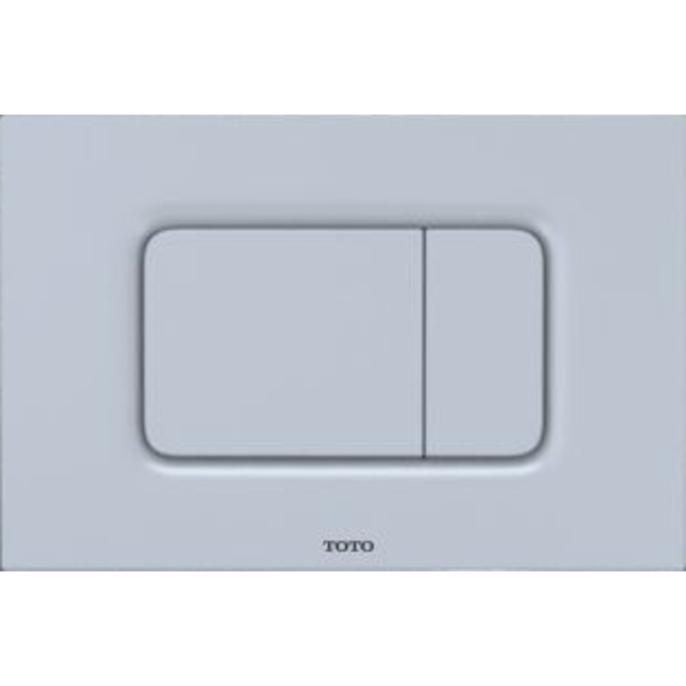 TOTO Basic Square Dual Button Push Plate - Dupont Kitchen and Bath Fixtures