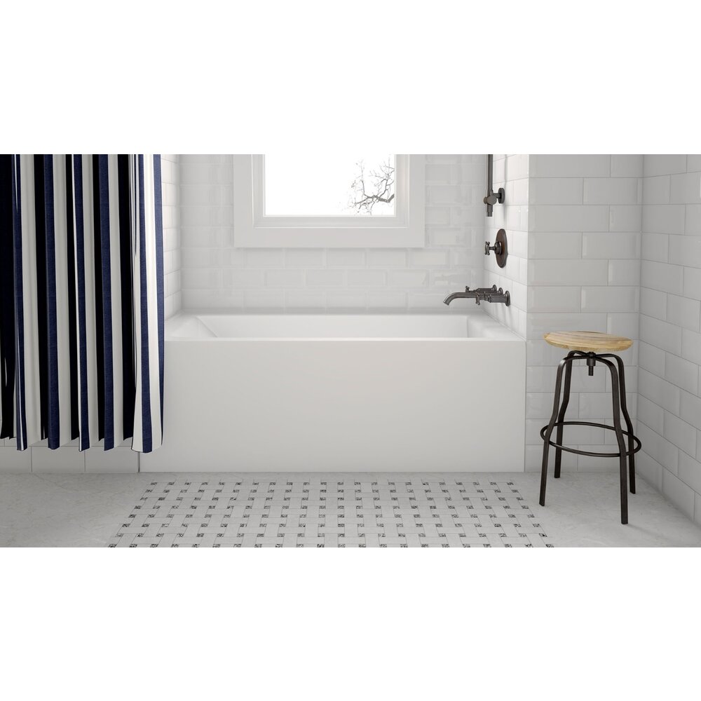 Acritec - Simplicity - 66 x 30 Alcove Bathtub - Dupont Kitchen and Bath Fixtures