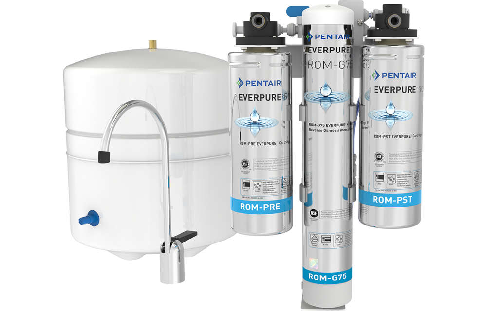 Pentair - ROM IV 3 Stage RO System - Dupont Kitchen and Bath Fixtures