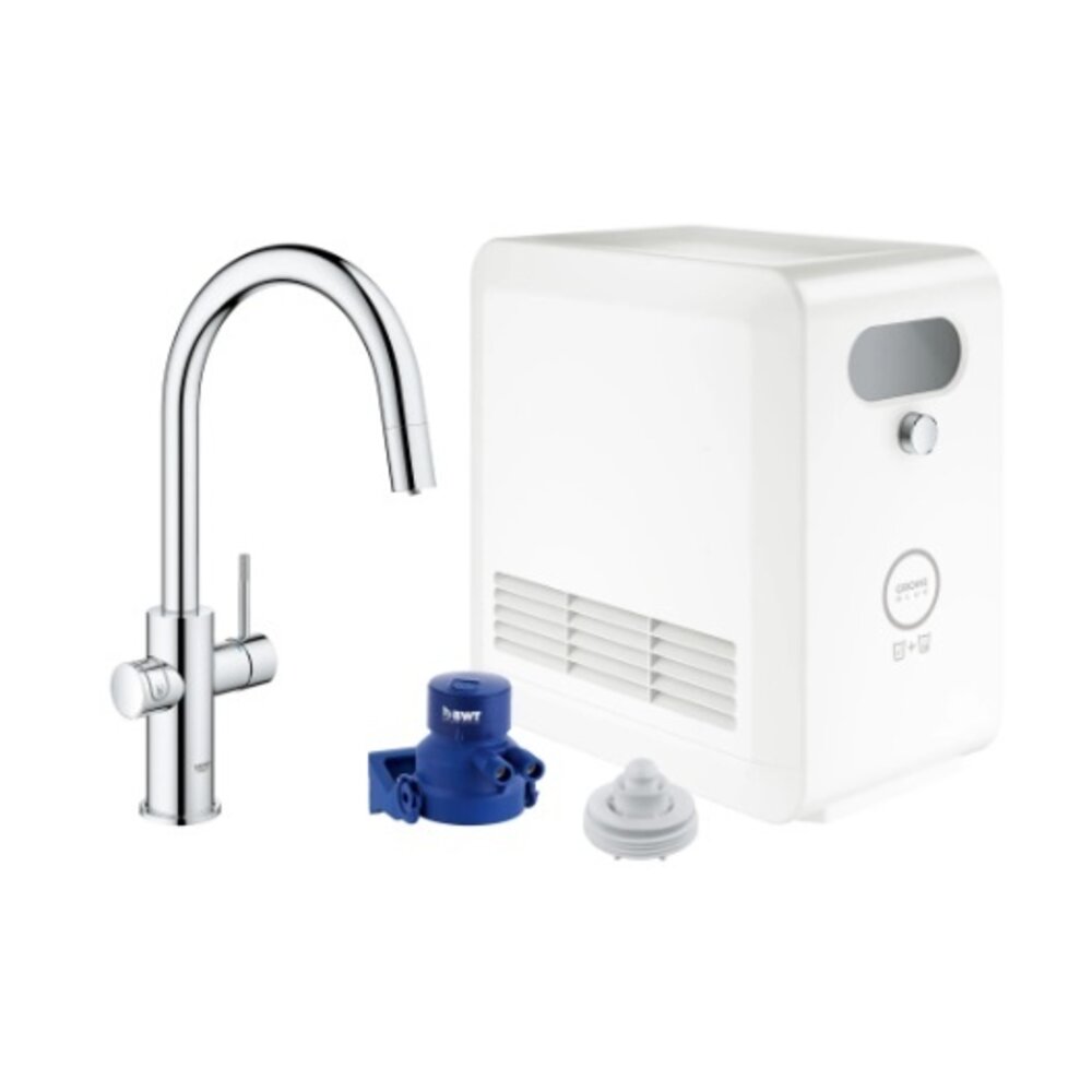 Grohe Blue Chilled and Sparkling 2.0 Kitchen Faucet | Modern Hydration ...