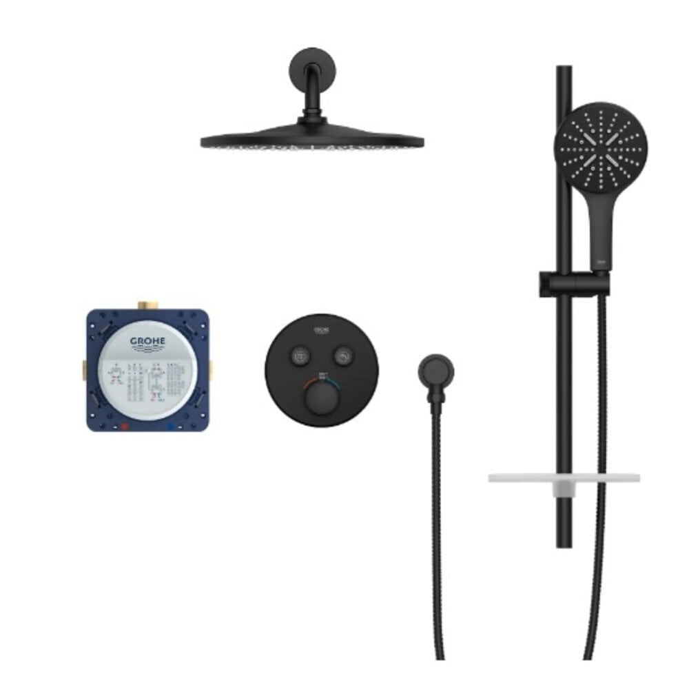 Grohe - Rainshower™ SmartControl® Thermostatic Dual Function Shower Kit ...