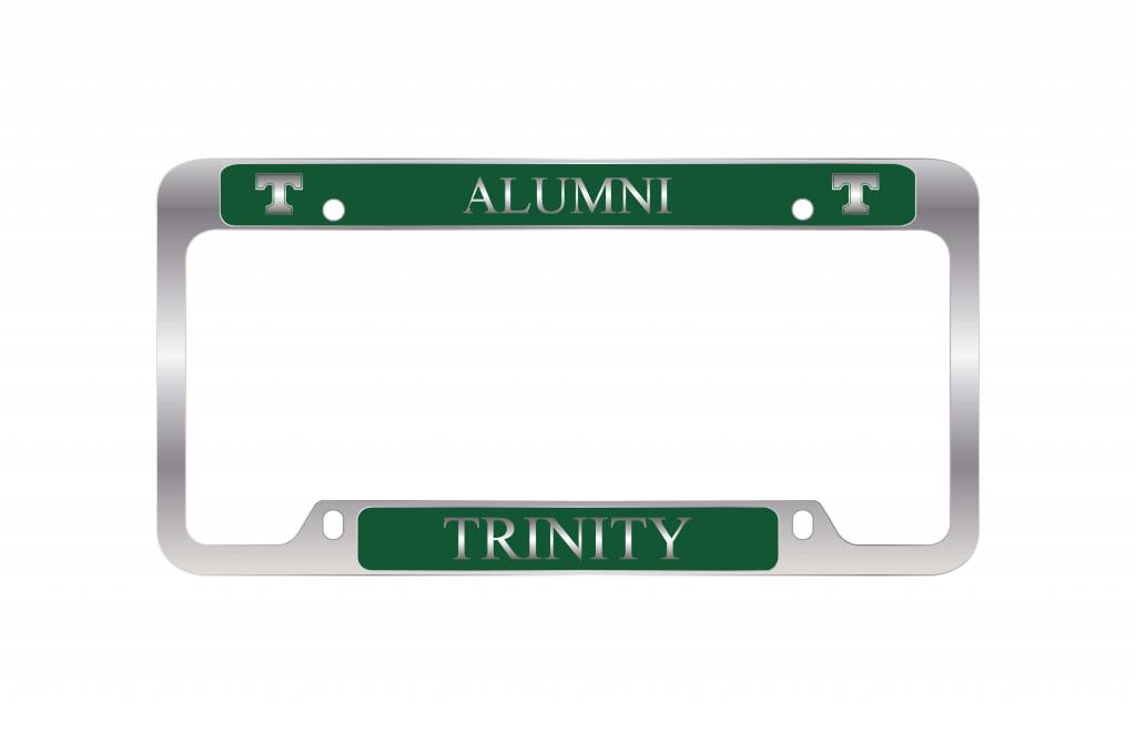 Alumni License Plate Frame Metal Alloy - Trinity Campus Store