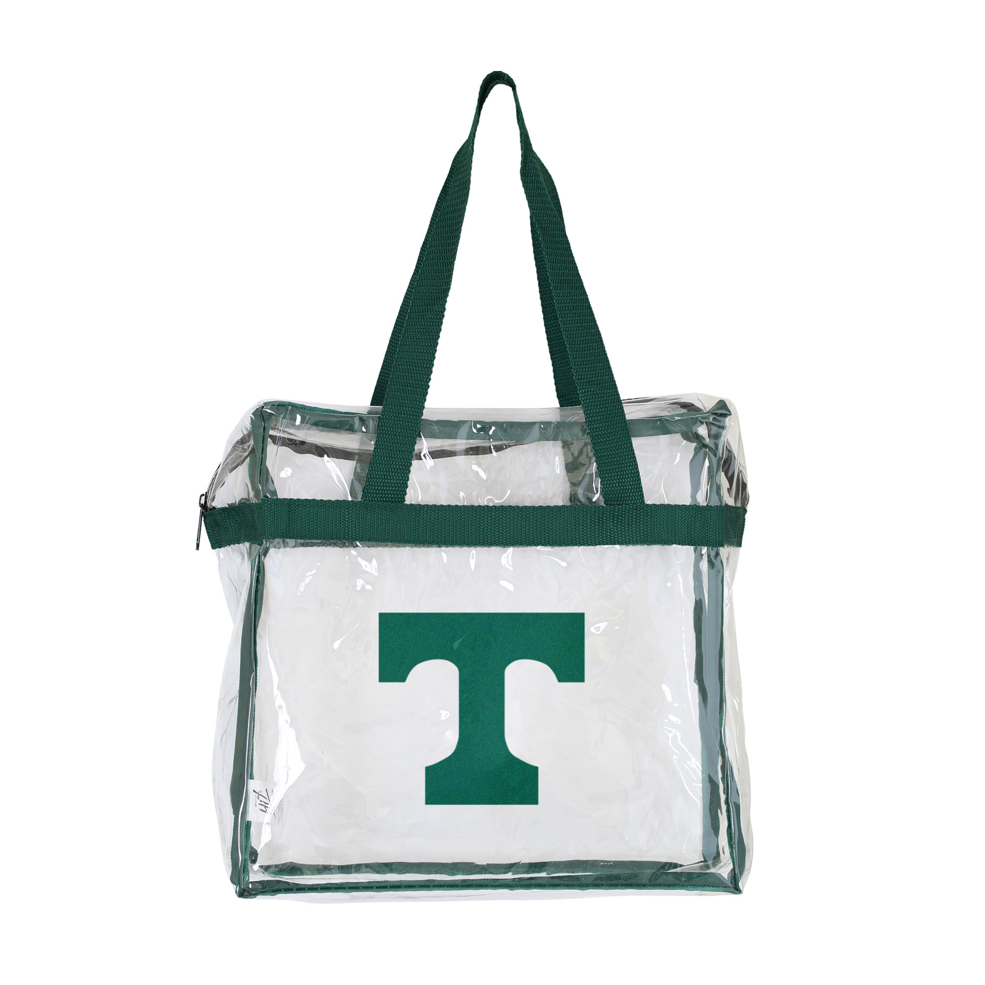 Spirit Products Clear Stadium Regulation Tote Green Bag - Trinity ...