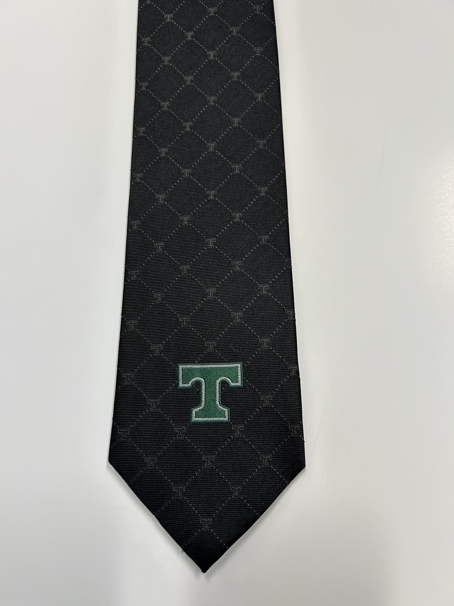 New Black Design Tie Woven Silk - Trinity Campus Store