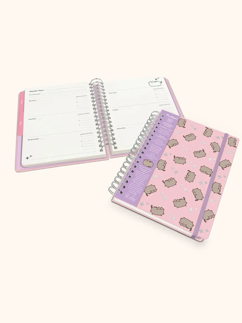 Pusheen Sparkles Undated Tri-Tab Planner - The Most Irresistible Shop ...