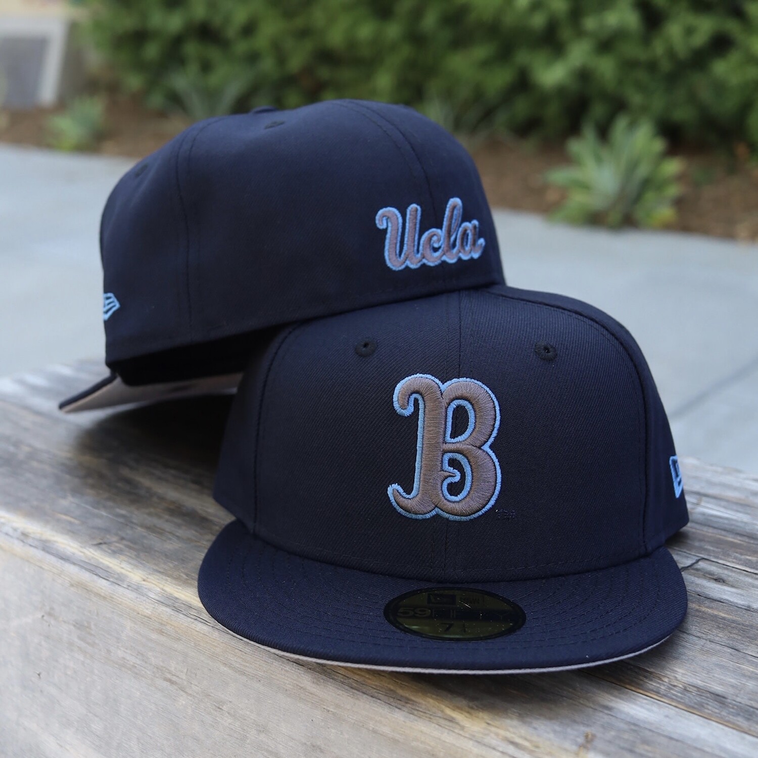 UCLA "B" Navy Gray-Blue - The Locker Room of Downey
