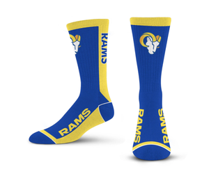 For Bare Feet MVP Crew Sock NFL Large, 46% OFF