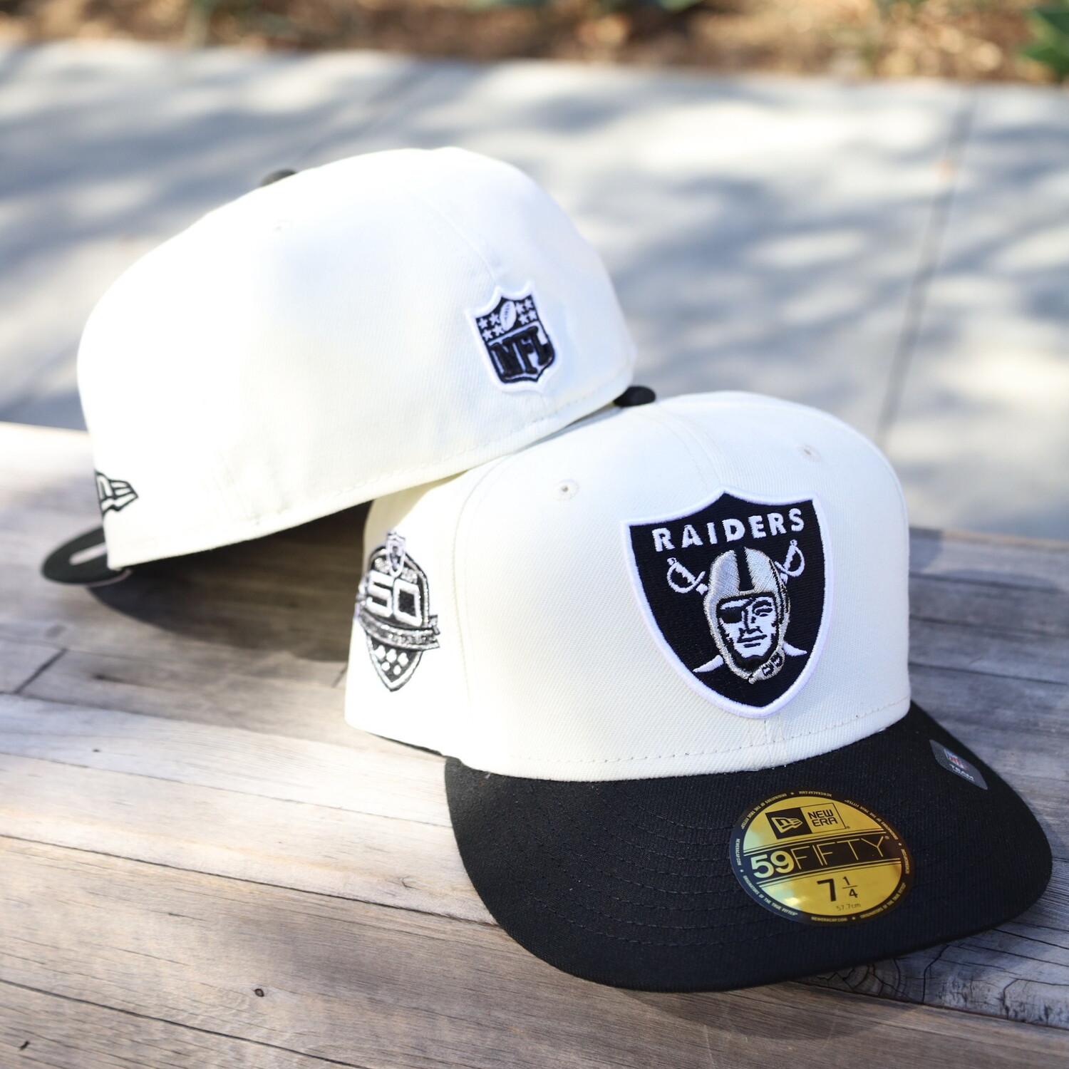 Raiders Ivory/Black 50 Years - The Locker Room of Downey