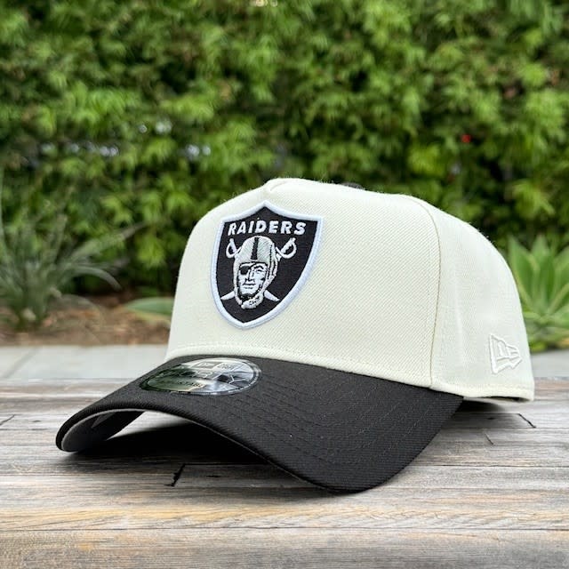 Raiders Ivory/Black 940 A-Frame Snapback - The Locker Room of Downey