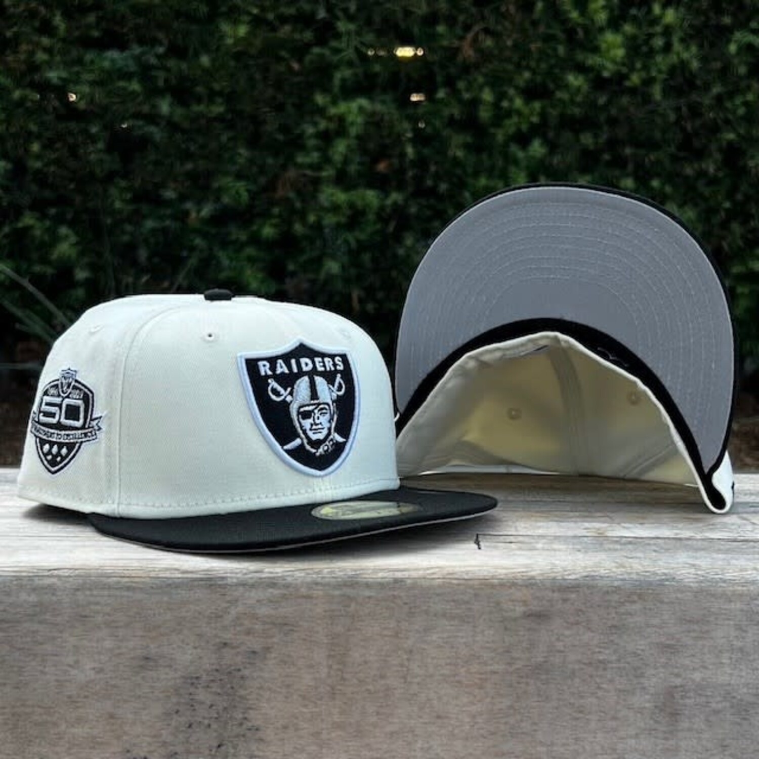 Raiders Ivory/Black 50 Years - The Locker Room of Downey