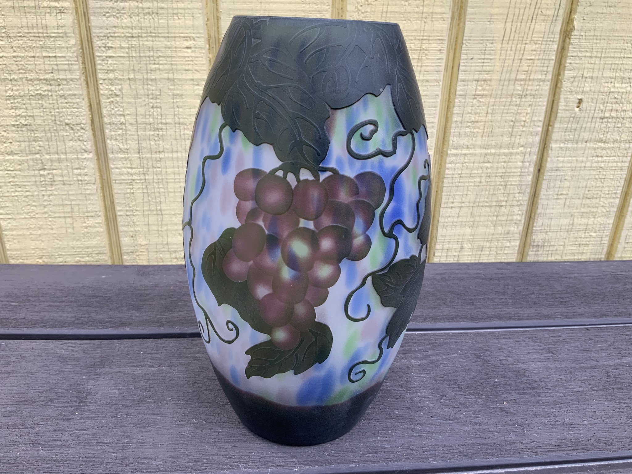 Emile Galle Reproduction Oval Vase - Anytime Tack
