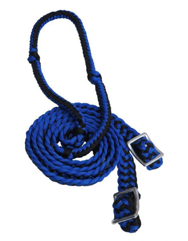 Black & Gray Paracord Barrel Pony Reins Pet Supplies Riding & Farm ...