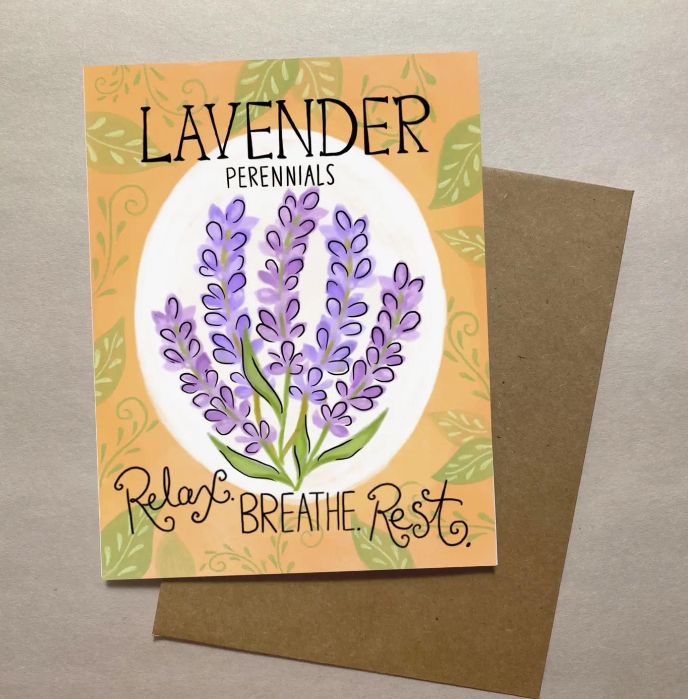 Restful Wishes Greeting Card - The Brass Owl