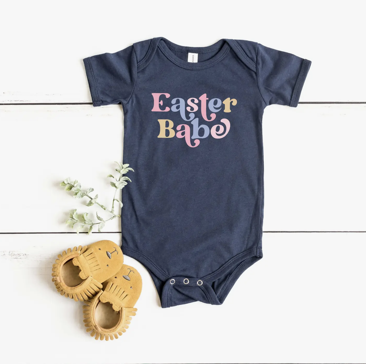Easter Babe Onesie-Navy - The Brass Owl
