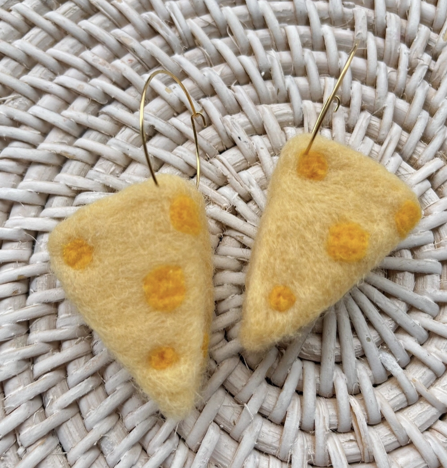 Swiss Cheese Earrings - The Brass Owl