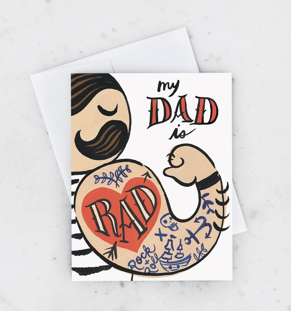 Rad Dad Card - The Brass Owl