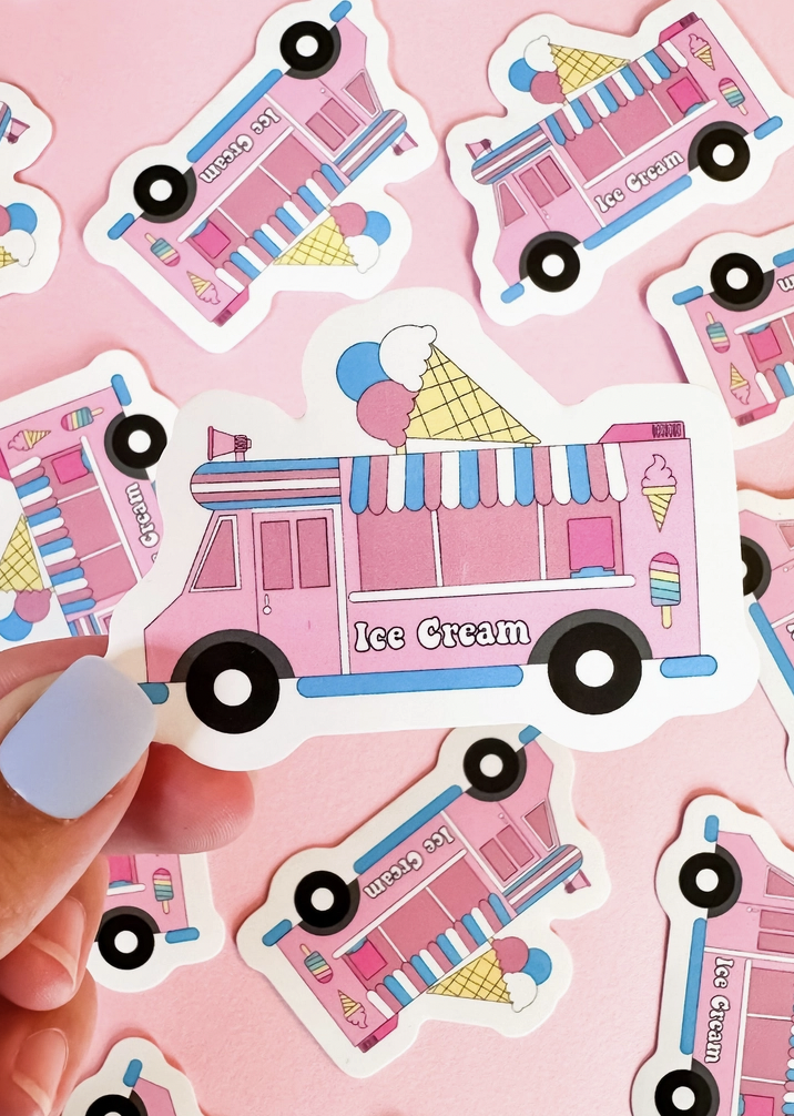 Transgender Ice Cream Truck Sticker - The Brass Owl