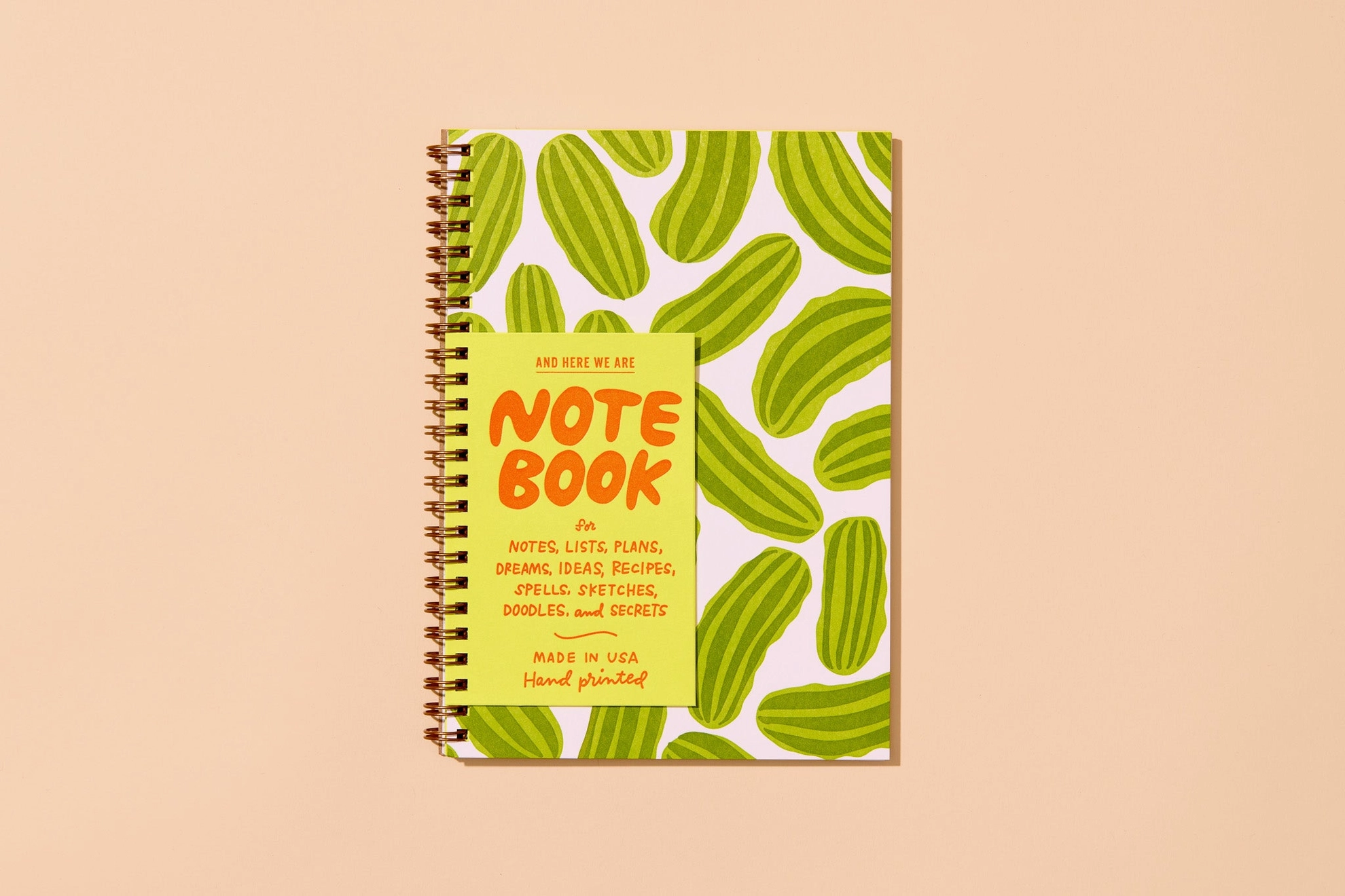 Pickles Spiral Notebook - The Brass Owl