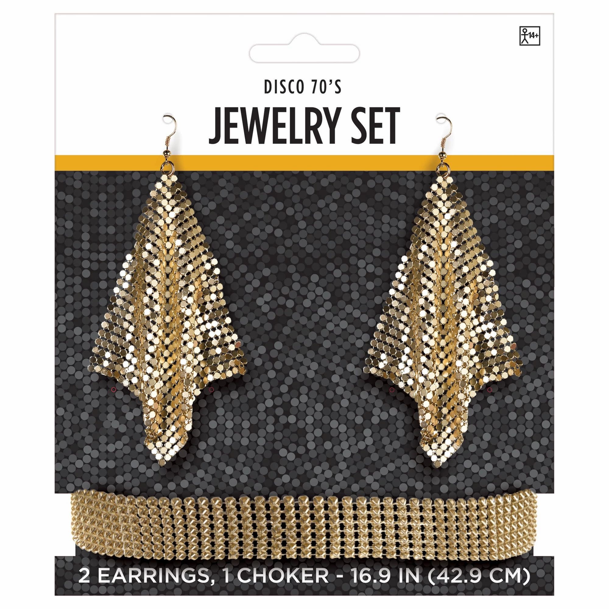 70s Costume Jewelry Set Party City