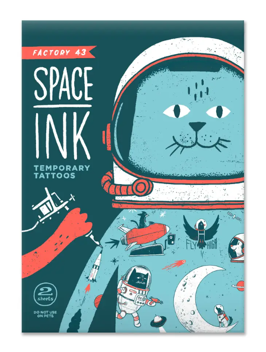 Temp Tattoos - Space Ink - Portage Bay Goods