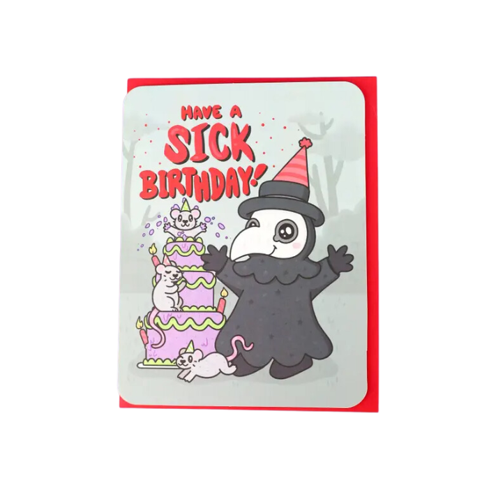 Birthday Card - Plague Doctor - Portage Bay Goods