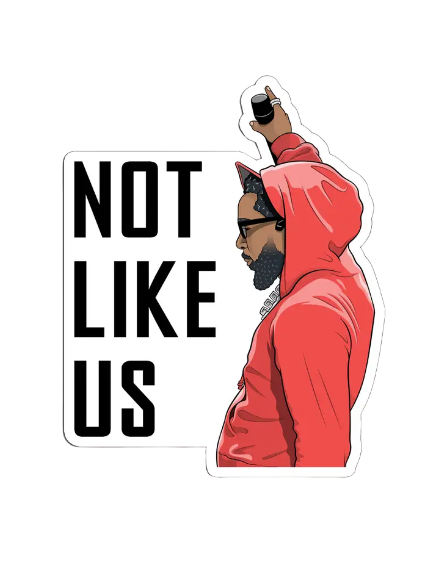 Kendrick Not Like Us Sticker - Portage Bay Goods