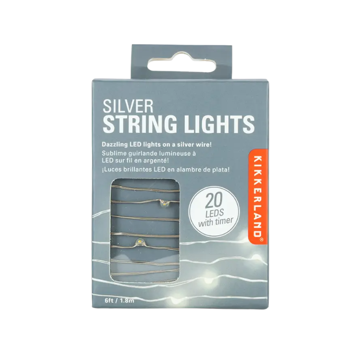 Silver Wire Lights - Portage Bay Goods